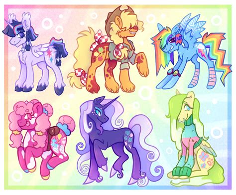 Mlp Redesigns By Snowflakebottles On Deviantart