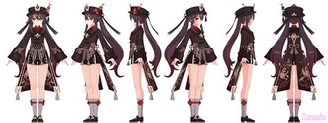 Pin On [原神project 원신] Character Reference Sheet Character Turnaround Character Modeling
