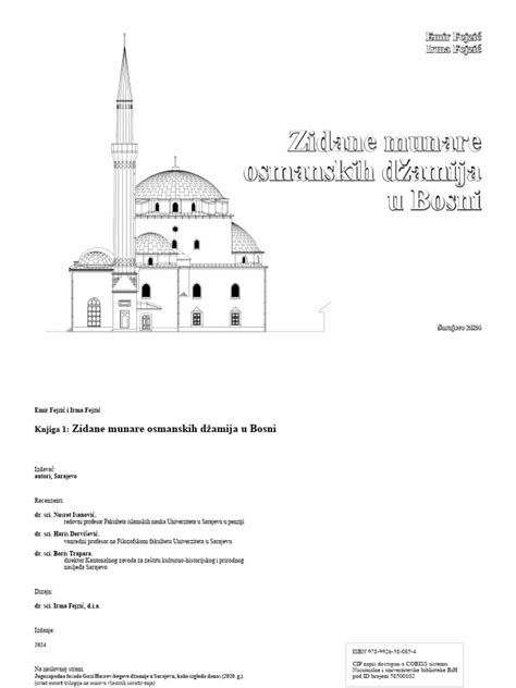 Zidane Munare Osmanskih Dzamija U Bosni Emir Fejzic Pdf