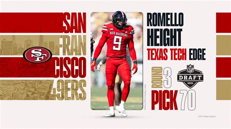 2026 Nfl Draft Romello Height Selected By The San Francisco 49ers