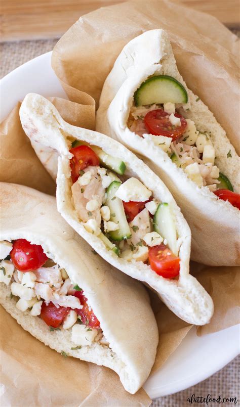 Easy Greek Pita Sandwich A Latte Food