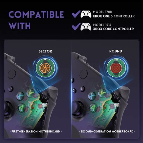 Extremerate Abxy Clicky Kit V2 For Xbox Core Controller Custom A B X Y