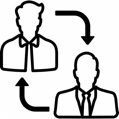 Duties Transfer Handover Task Authority Management Project Process Icon Download On