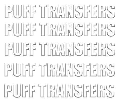 Highrez Puff Transfers Highreztransfers