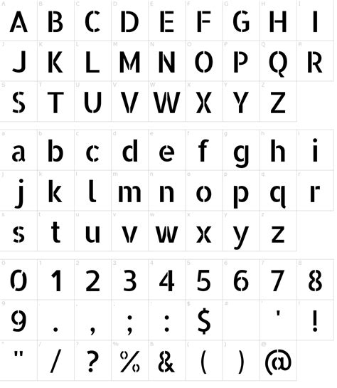 Allerta Stencil Font Download