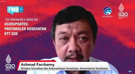 Pemerintah Tetapkan Protokol Kesehatan Ktt G20 Tiffa News
