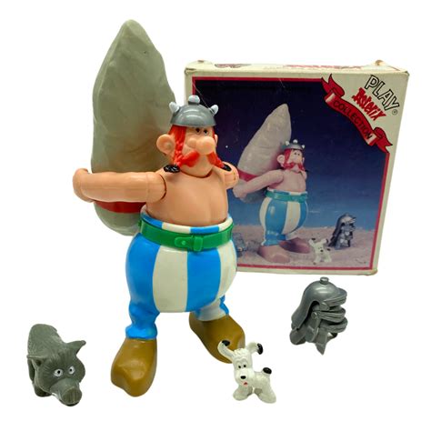 Play Asterix Toy Cloud Figure Obelix Complete And In Box 38199 Lexis