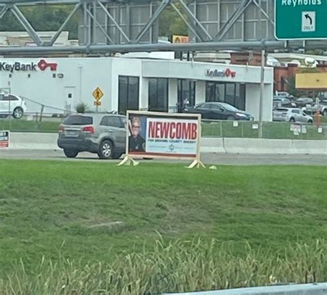 Kate Newcomb Trespassing Putting Signage On Private Property Without