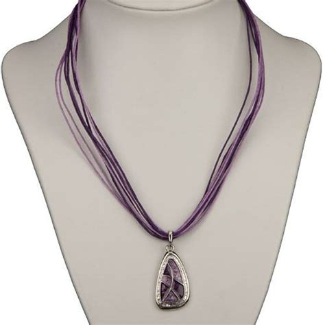Buy Wholesale Ribbon Necklace Purple