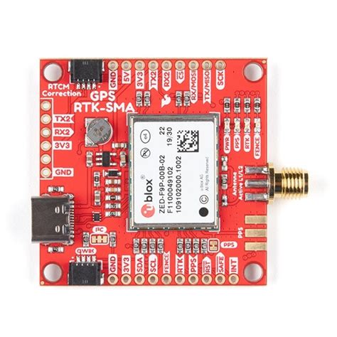 Sparkfun Gps Rtk Sma Breakout Zed F9p Qwiic Gps 16481 Sparkfun製｜電子部品・半導体通販のマルツ