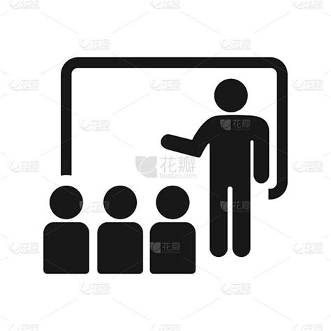 老师图标。教室图标矢量插图素材 花瓣网