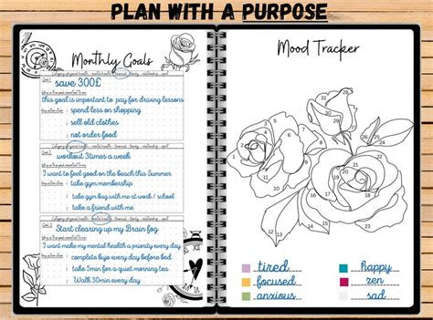 A4 Bundle Planner Bujo Bundle Printable Planner Bundle Premade Bullett