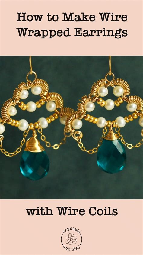 How To Make Wire Wrapped Earrings With Coils Artofit