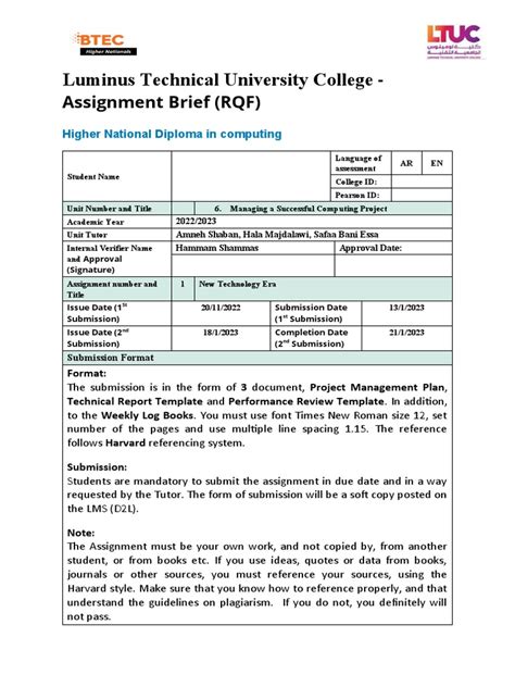 Mscp Btec Assignment Fall 2023 After Iv Pdf Project Management Internet Of Things
