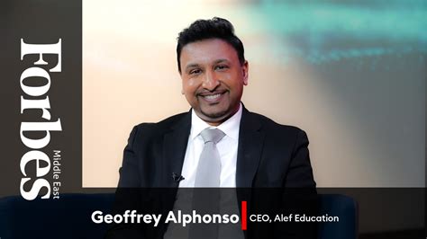 Forbes Middle East On Linkedin Geoffrey Alphonso Ceo Of Alef Education Explains How The Alef