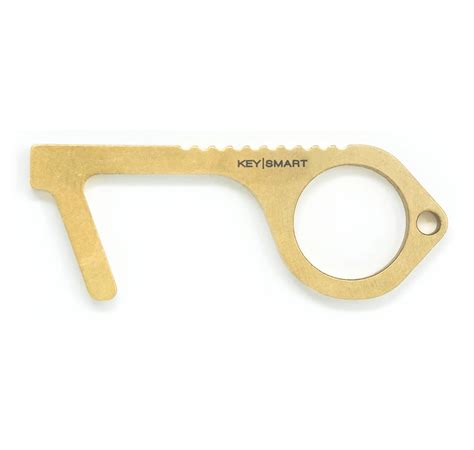 Keysmart Cleankey Brass Antimicrobial Keychain Hand Tool Tscca