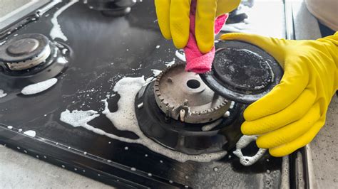 The Proper Way To Clean A Gas Stove Top For Sparkling Results