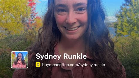 Sydney Runkle Buymeacoffee