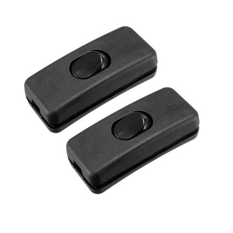 Uxcell Inline Button Switch For Lamp In Line Cord Light Lamp Switch On Off Switch A VAC Pcs