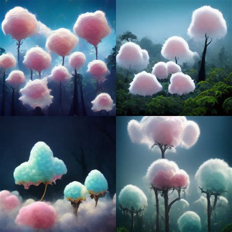 Cotton Candy Trees By Easnoddy On Deviantart