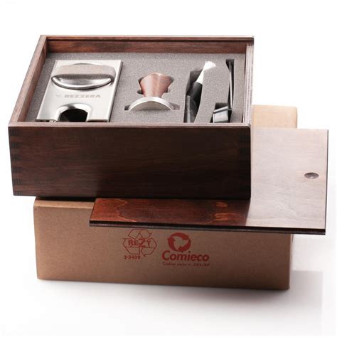 Набор бариста Bezzera Barista Tamper Wooden Box в футляре
