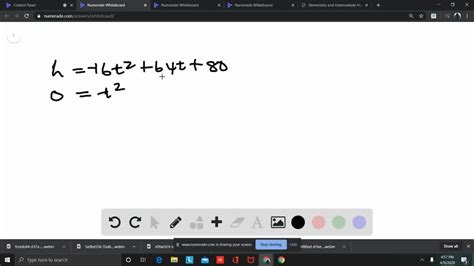 Solved Quadratic Equation Model Problems Thrill Rides At The Peak Of A Roller Coaster Ride A