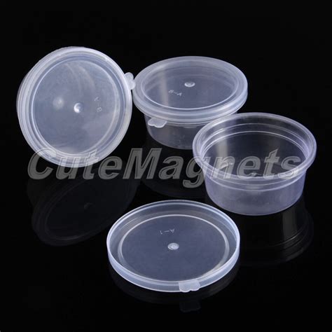 Clear Plastic Round Containers 30mls Round Plastic Container