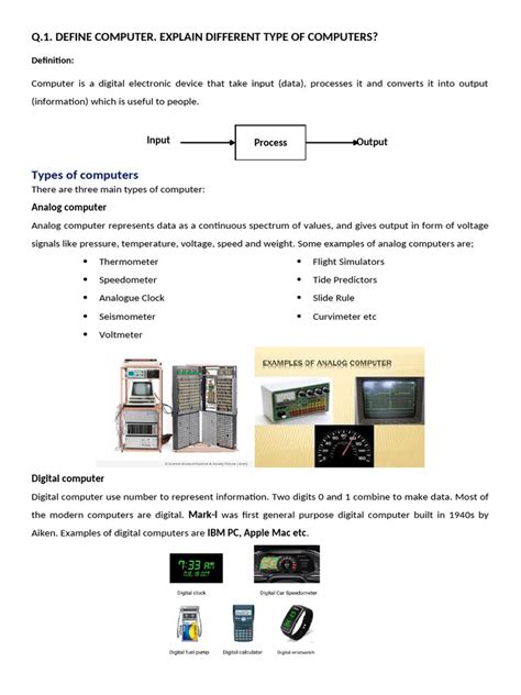 Ict Notes Pdf Random Access Memory Logic Gate