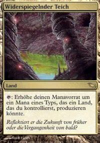 Widerspiegelnder Teich Mtg Shadowmoor 278 Deutsch Magic The
