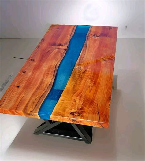 Live Edge Epoxy Coffee Table Etsy