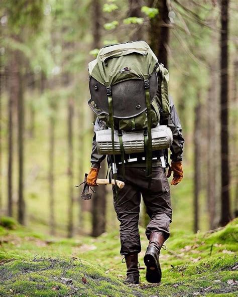 Backpacking Style Backpack Hiking Camping Backpack Aesthetic