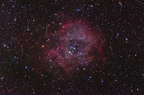 Rosette Nebula 2hrs Stock Dslr Rastrophotography
