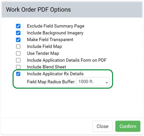 Applicator Rx Summary Report Fieldalytics Help
