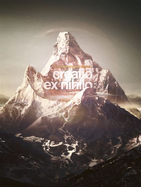 Creatio Ex Nihilo Genesis 1 1