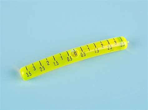 Glass Tubular Bubble Level Vial For Various Levels And Gauges