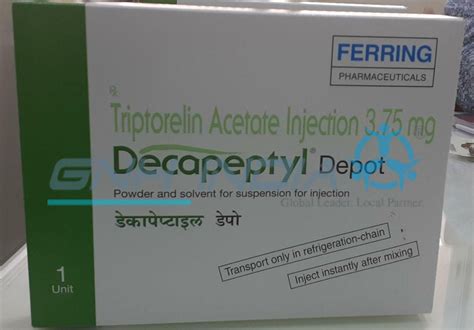 Buy Triptorelin Acetate Injection Decapeptyl Depot 3 75mg Vials Online At Gnh India