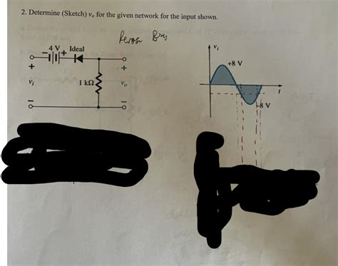 Solved Determine Sketch V For The Given Network For The Chegg