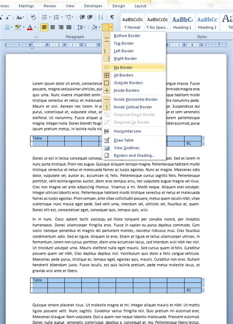 Conversion How To Make All Table Borders Invisible In MS Word After Copying From HTML Super User