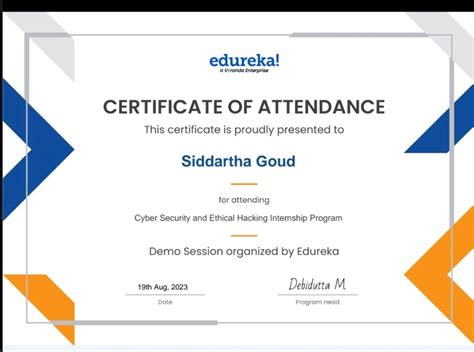 G Siddartha Goud On Linkedin Active Participation In Cyber Security
