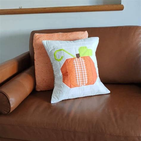 Classic Pumpkin Patch Fall Autumn Pdf Quilt Block Pattern Includes Instructions For 6 Inch 12