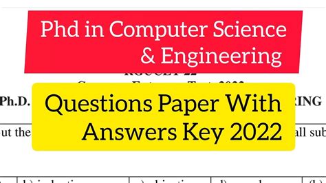 Computer Science Engineering Question Paper At Loretta Cyr Blog