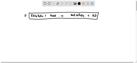 Solved 1 Write The Balanced Chemical Reaction Between Khp And Naoh