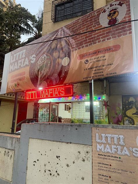 Menu At The Litti Mafias Mumbai