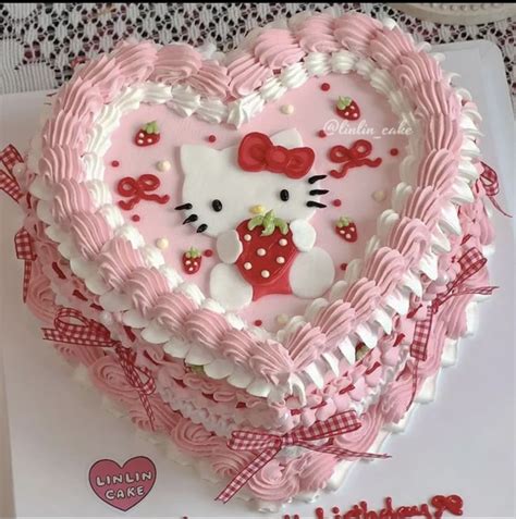 Pin By Victoria🌹 On Cake Decoration Hello Kitty Cake Hello Kitty