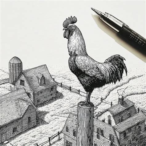 Pen Ink Line Art For Sketchbooks Midjourney Prompt Promptbase