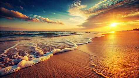 A Nostalgic Trip Down Memory Lane Vintage Sandy Beach Seashore