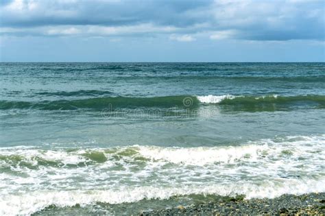 Small Storm On The Sea Waves Hitting The Shore Stock Image Image Of Coastline Nature 274898363
