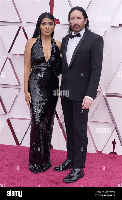 Mariqueen Maandig Reznor And Trent Reznor At The 93rd Annual Academy