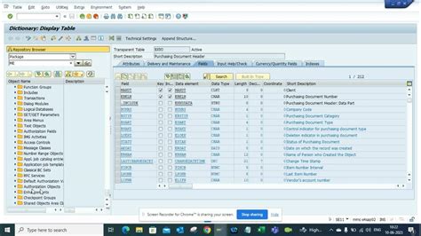How To Find Authorization Object Associated With A Table Youtube