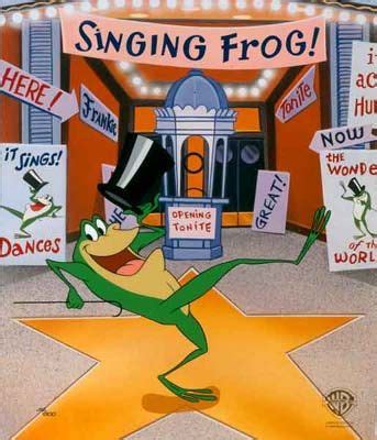 Warner Bros Limited Edition Animation Art Classic Michigan J Frog